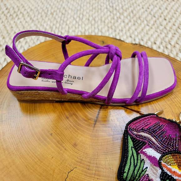 Eric Michael | Shoes | New Eric Michael Elizabeth Sandals In Fuschia ...